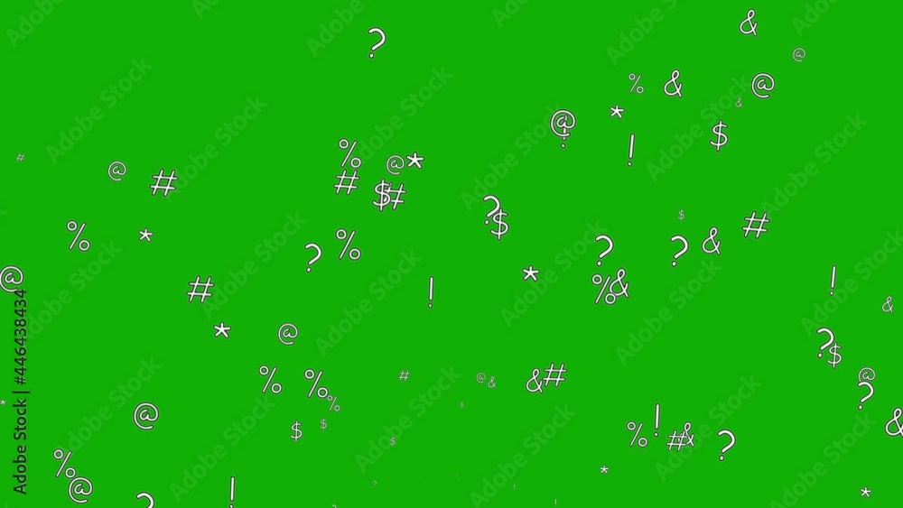 Vidéo Stock Mathematical symbols motion graphics with green screen ...