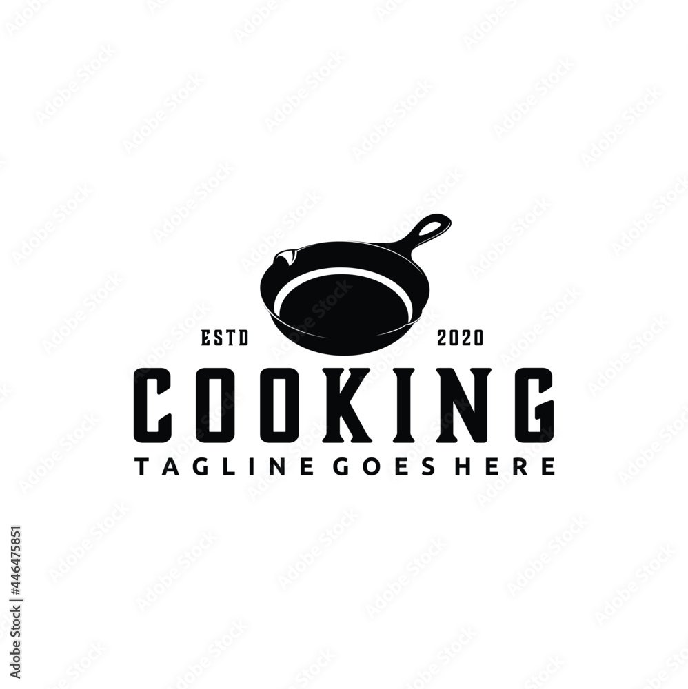 Vintage Retro Rustic Old Skillet Cast Iron for Traditional Food Dish ...