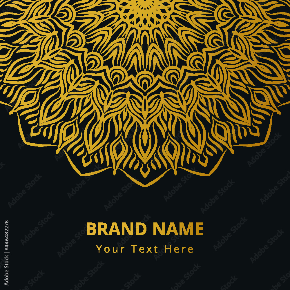 Golden arabis style islamic background Stock Vector | Adobe Stock