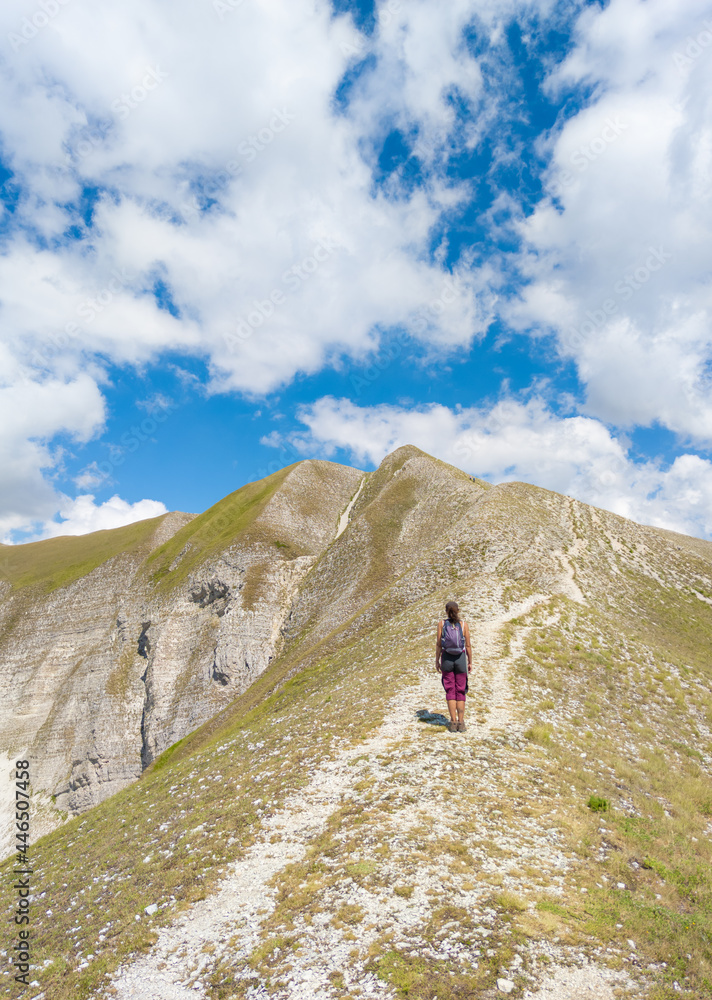 Monte Bove in Ussita (Italy) - The landscape summit of Mount Bove, nord ...
