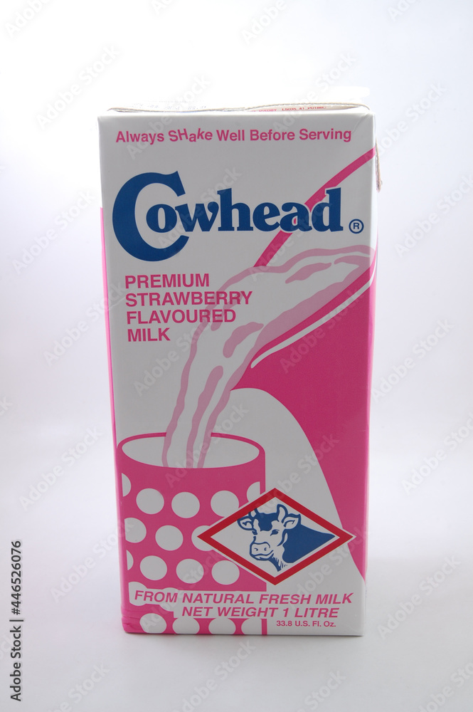 Cowhead strawberry fresh milk in Manila, Philippines Stock Photo ...