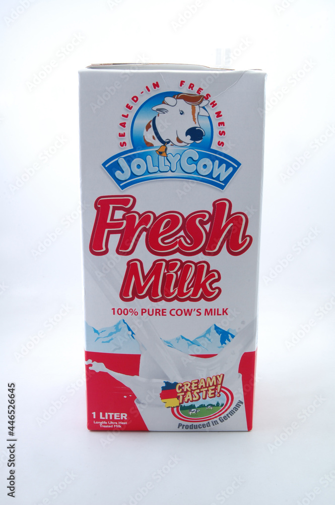 Jolli cow fresh milk in Manila, Philippines Stock Photo | Adobe Stock