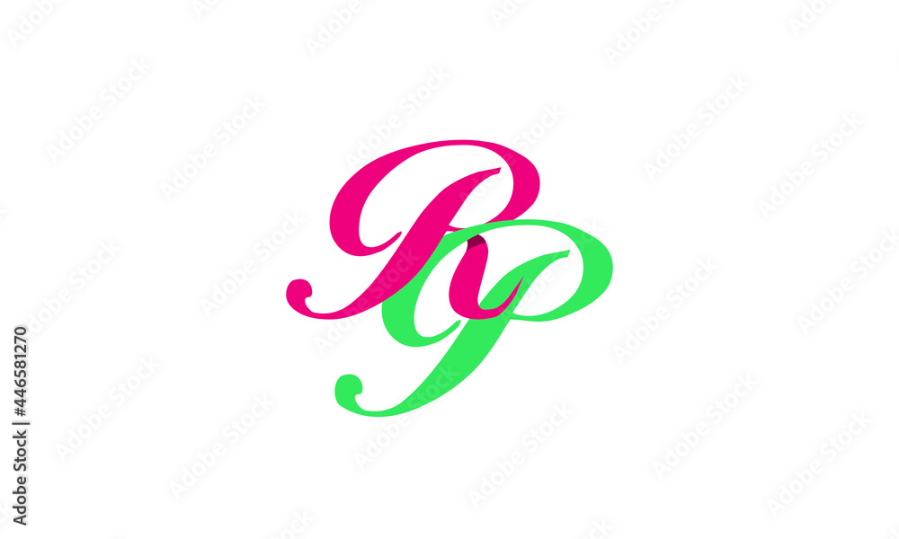 Alphabet letters Initials Monogram logo RP, PR, R and P Stock Vector ...