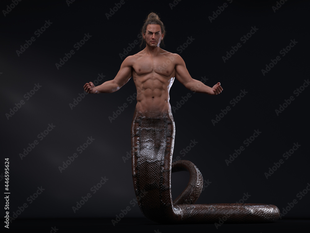 Real Half Human Half Snake