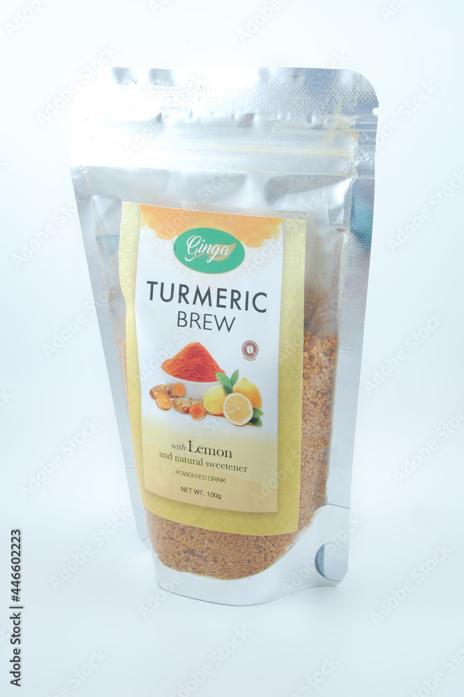 Ginga turmeric brew with lemon in Manila, Philippines ภาพถ่ายสต็อก ...