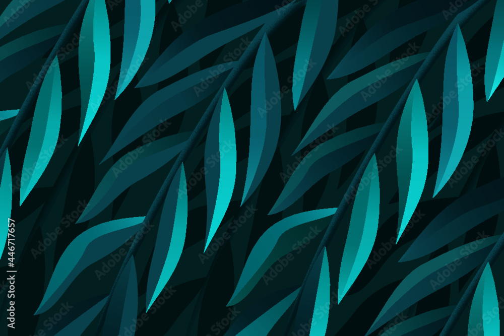 Background or wallpaper with the theme of vines with flat design ...