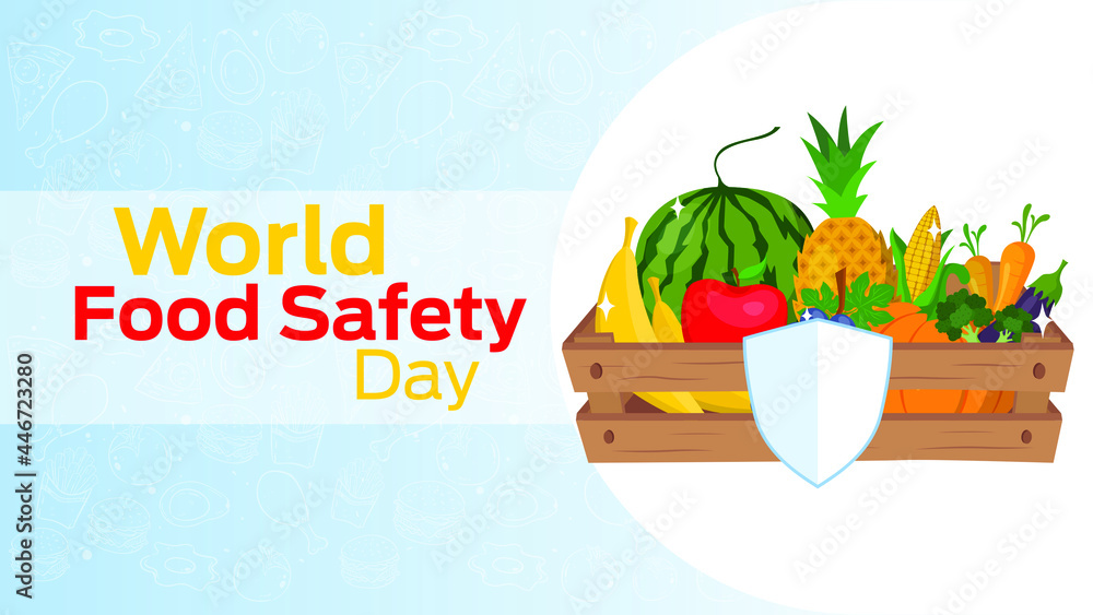 world food safety day on June 7 Stock Vector | Adobe Stock