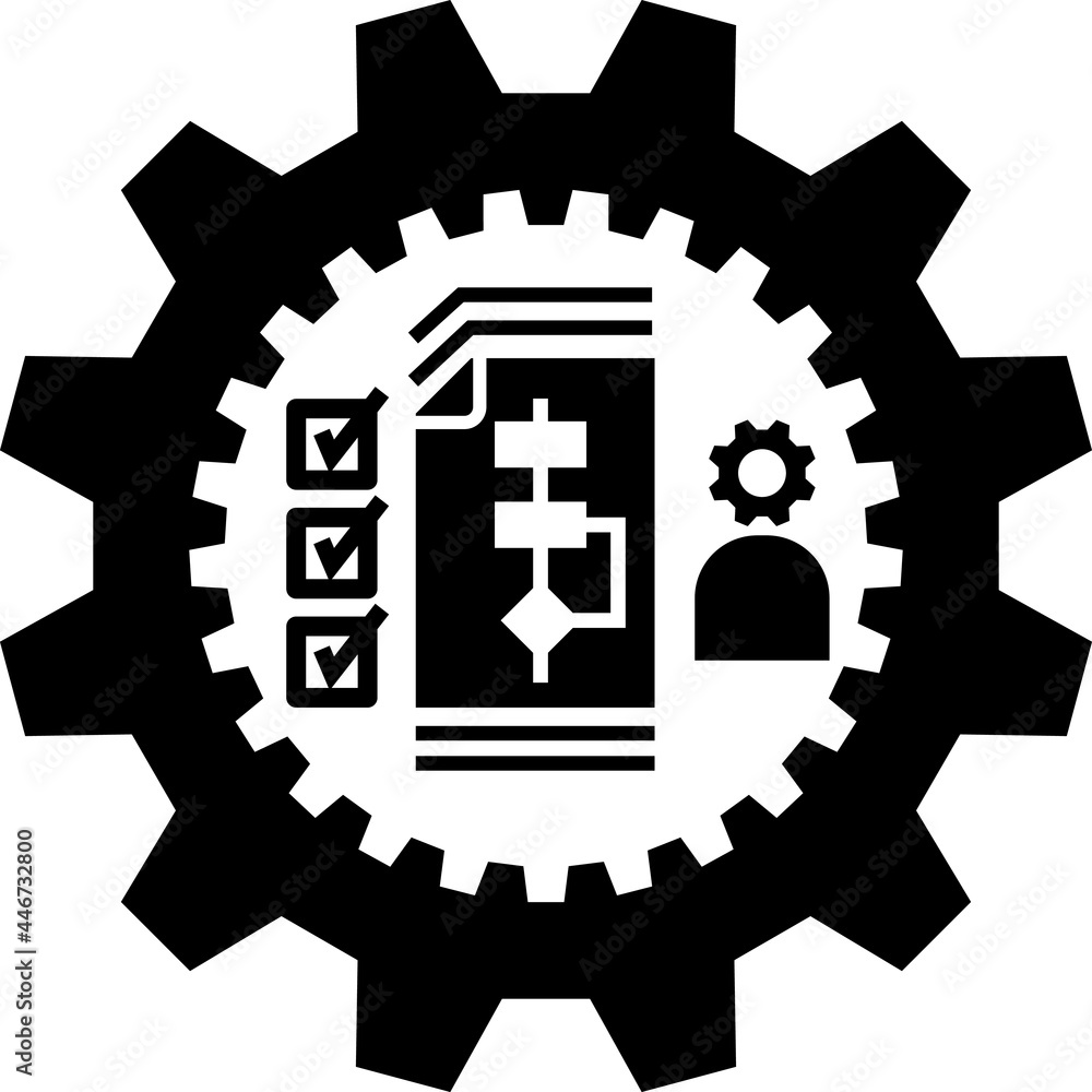 Process icon vector. Plan do check action vector icon. manage icon ...