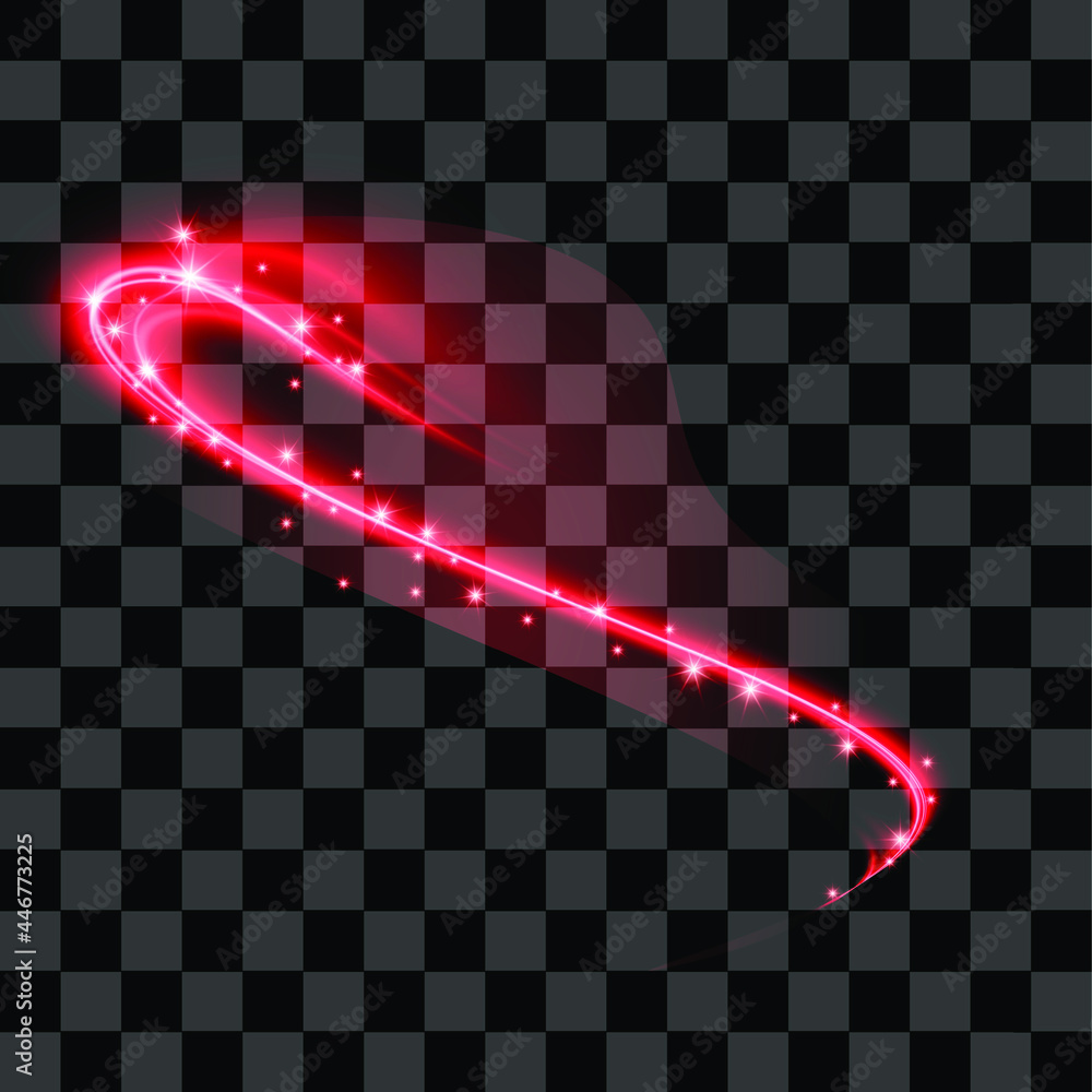 Red light effect special abstract line glow editable eps vector ...