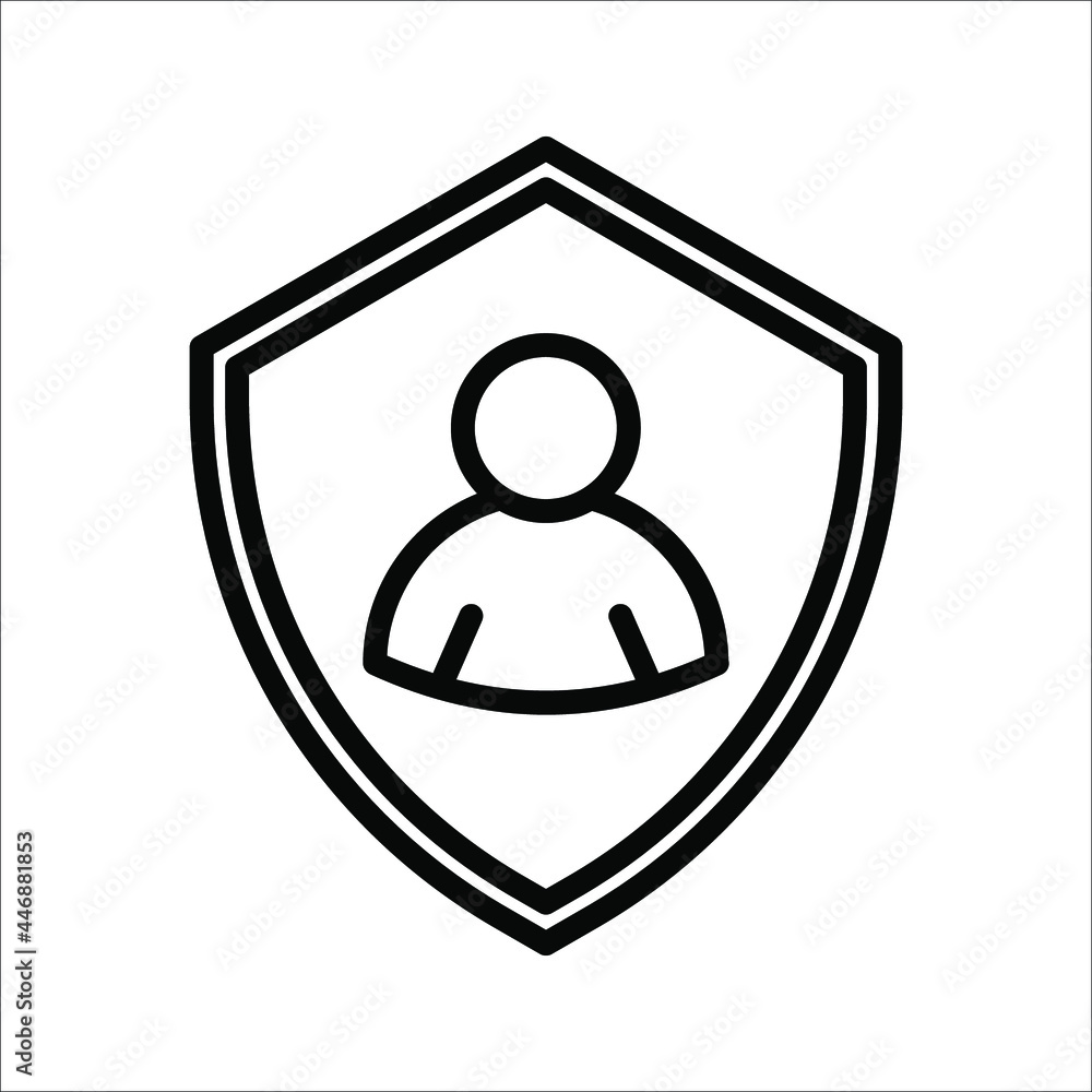 Employees Protection icon. An inclusive workplace. vector illustration ...