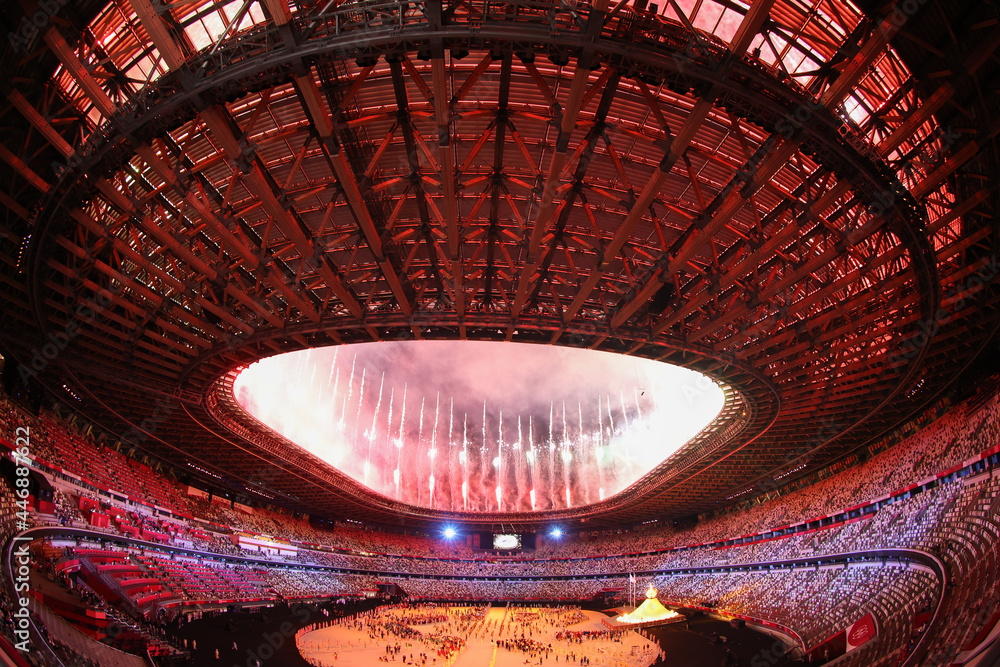 Tokyo, Japan - July 23, 2021: Opening Ceremony of the Tokyo 2020 ...