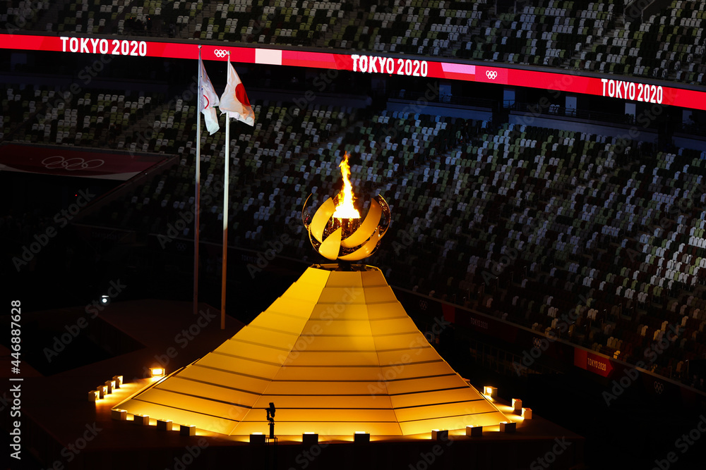 Tokyo, Japan - July 23, 2021: Opening Ceremony of the Tokyo 2020 ...