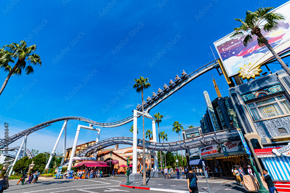OSAKA, JAPAN - AUGUST 10, 2019: HOLLYWOOD AREA in Universal Studios ...