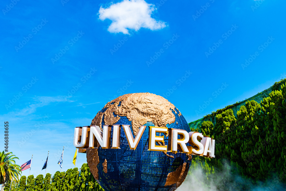 OSAKA, JAPAN - AUGUST 10, 2019: Universal Studios Japan(USJ) is very ...