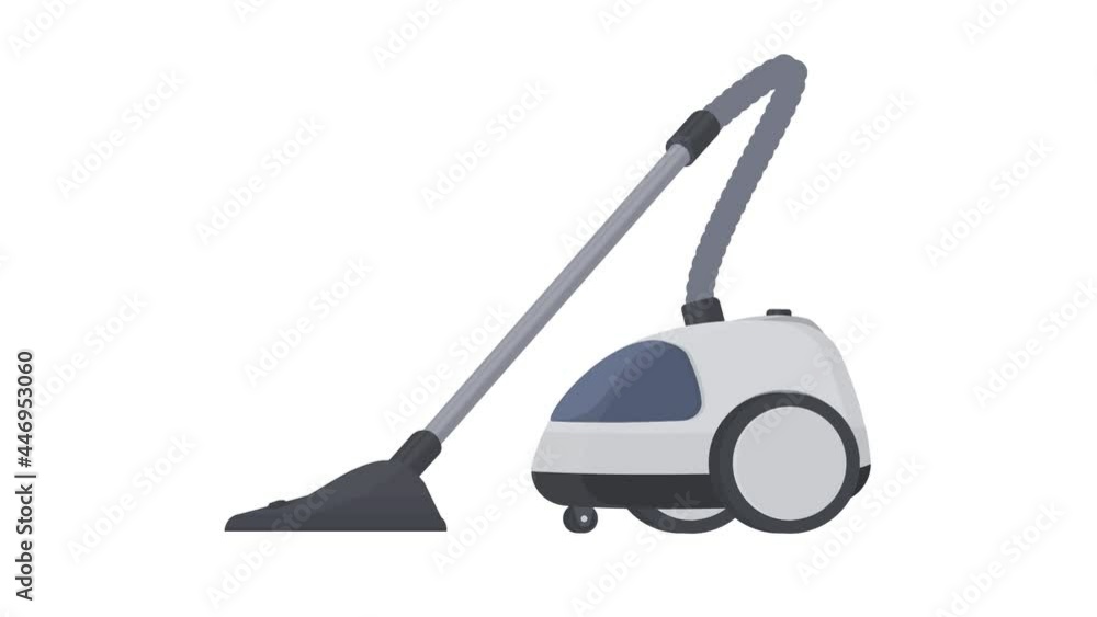 Vacuum cleaner. The animation to vacuum the alpha channel is enabled ...