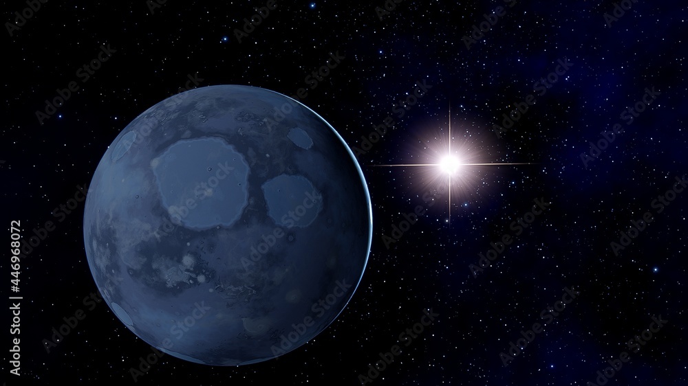 super-earth planet, realistic exoplanet, planet suitable for ...