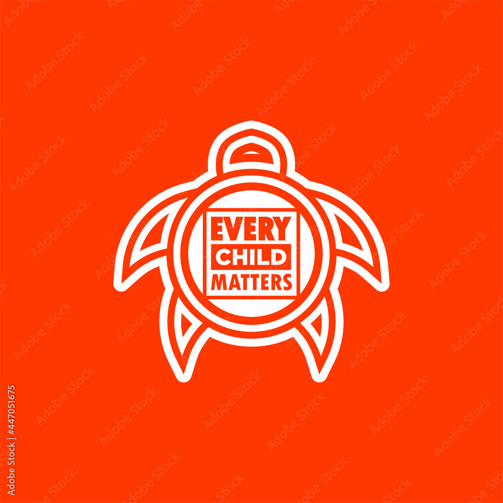 Every Child Matters Illustration Design. Vector Logo. Stock Vector ...