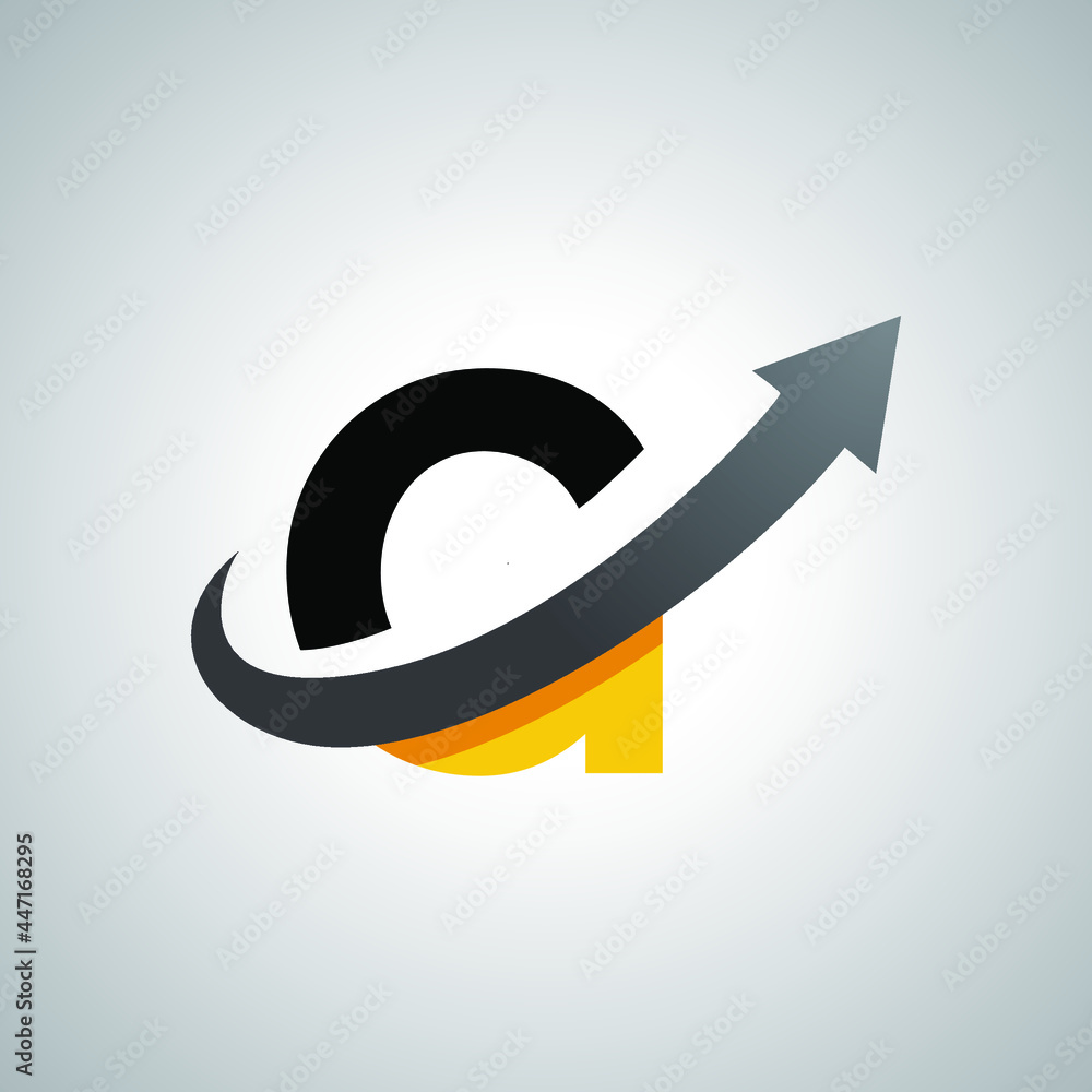 Arrow letter G logo design, creative letter mark suitable for company ...