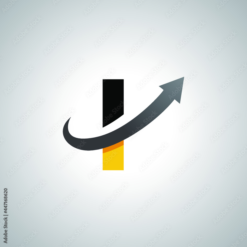 Arrow letter I logo design, creative letter mark suitable for company ...