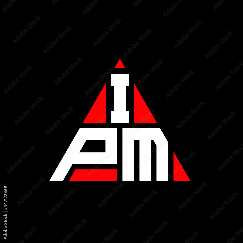 IPM triangle letter logo design with triangle shape. IPM triangle logo ... IPM triangle letter logo design with triangle shape. IPM triangle logo ...
