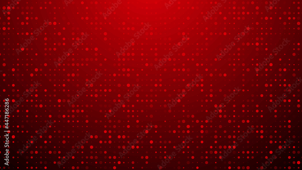 Abstract dot red pattern gradient texture technology background. Stock ...