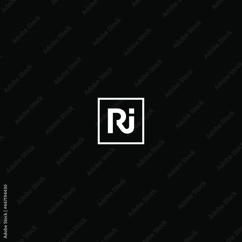 Monogram RI Initial Logo Design Inspiration Stock Vector | Adobe Stock
