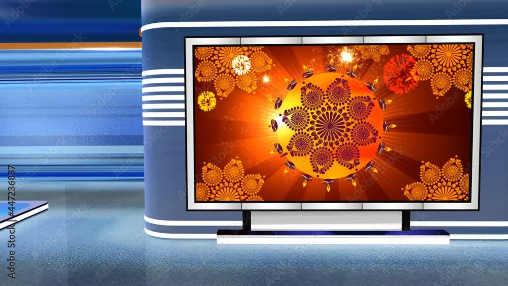 Diwali Theme, Diwali presentation 3D text animation with Golden text ...