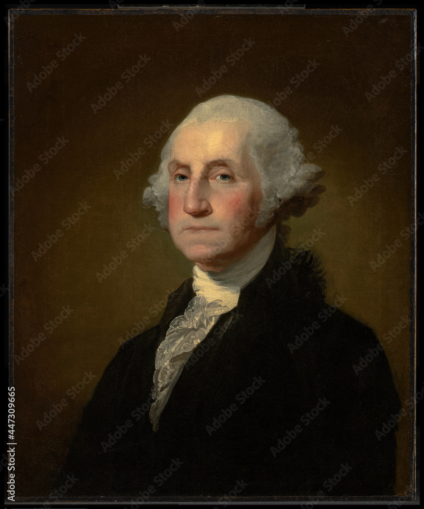 Gilbert Stuart, Portrait of George Washington, 1796-1803, oil on canvas ...