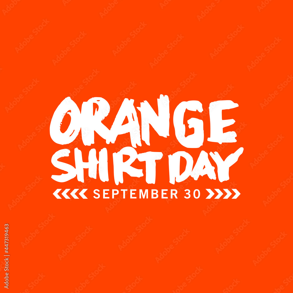 Orange Shirt Day. Every Child Matters Illustration Design. Vector Logo ...