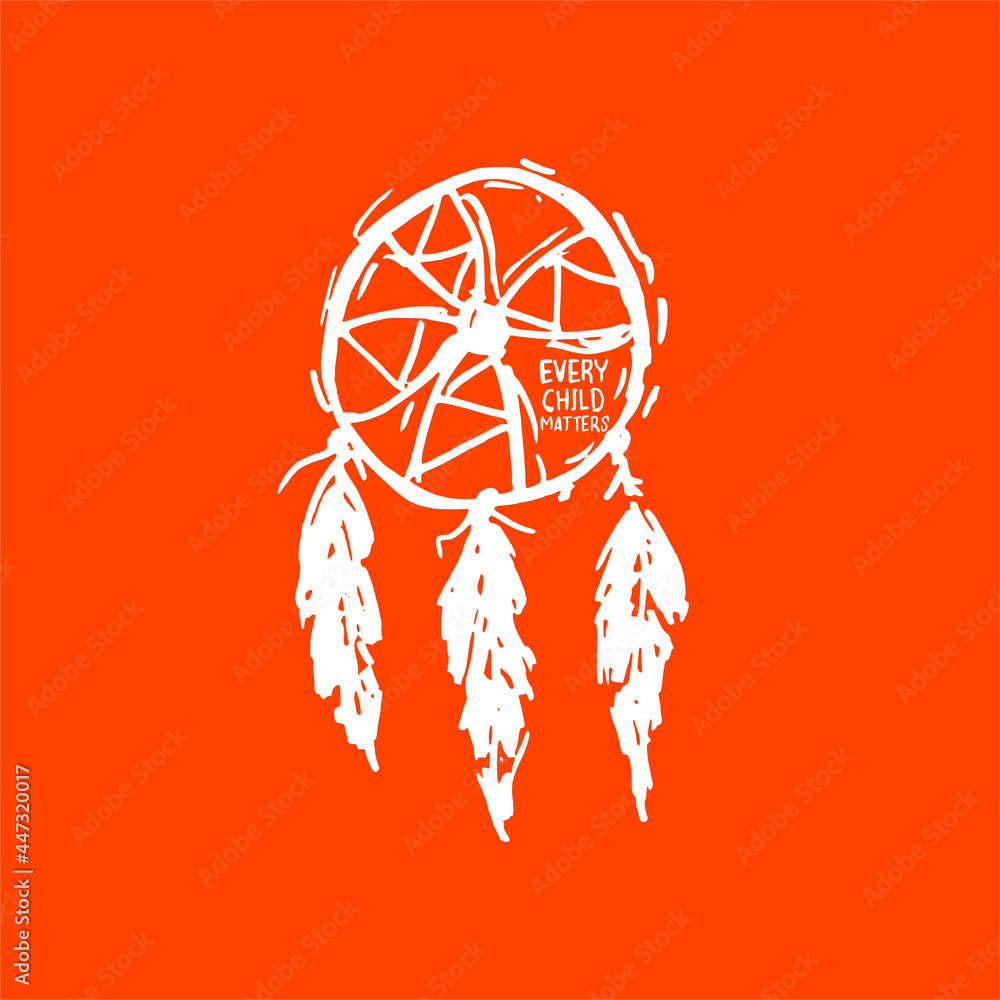 Every Child Matters Illustration Design. Vector Logo. Stock Vector ...