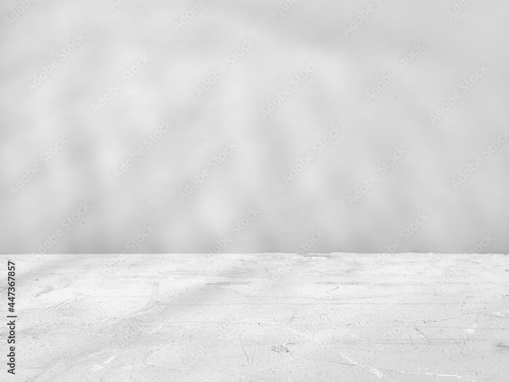 Gray background for product presentation with natural light and shadow ...