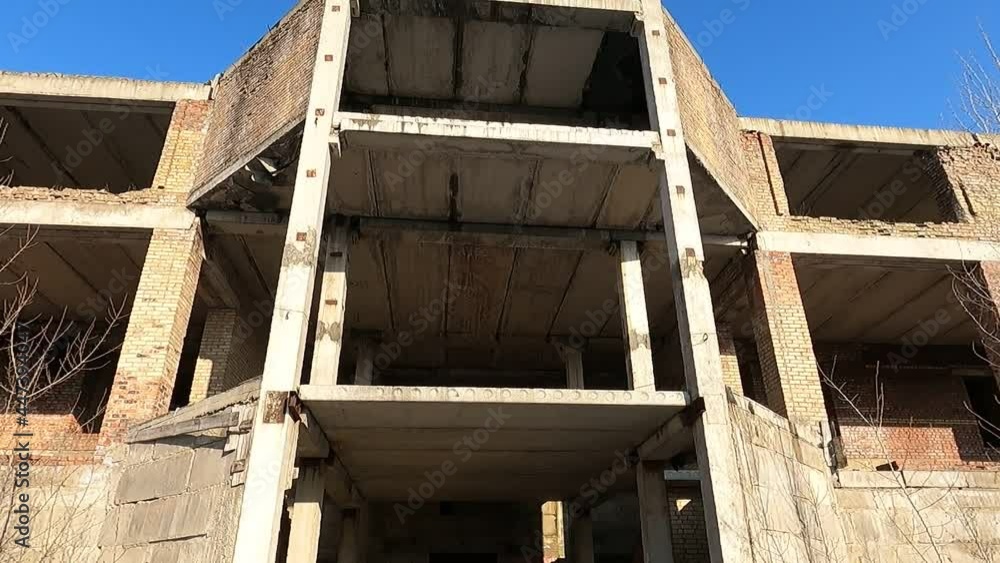 Abandoned construction site of Hospital. Built as a center for ...