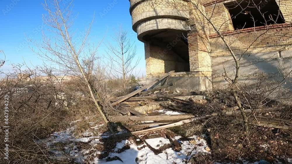 Abandoned construction site of Hospital. Built as a center for ...