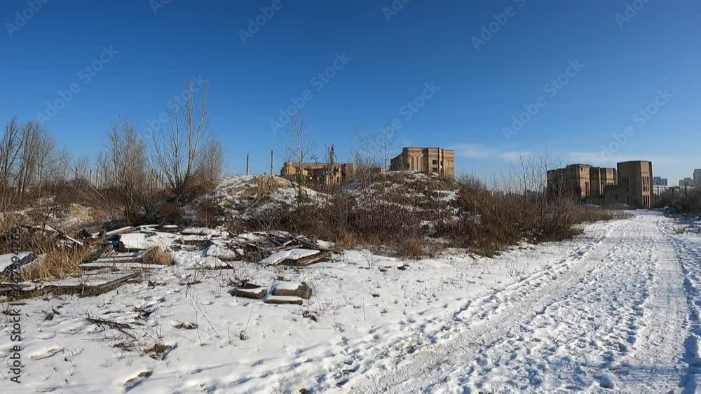 Abandoned construction site of Hospital. Built as a center for ...