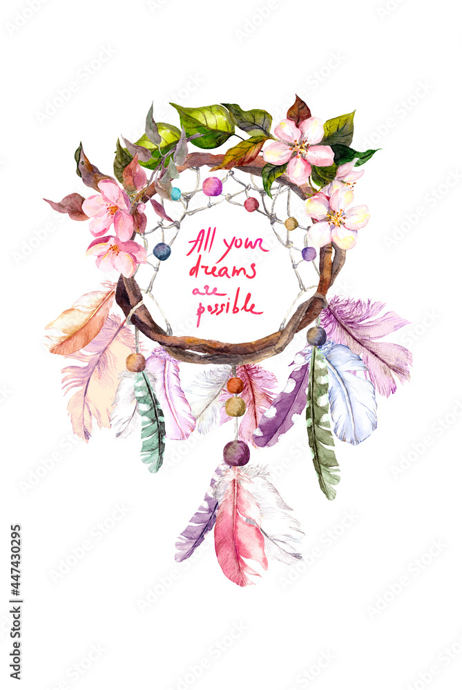 Dreamcatcher Drawing With Quote