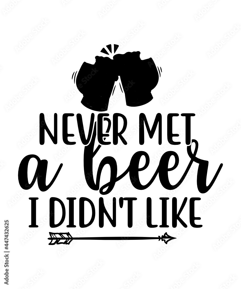 Vettoriale Stock Beer SVG Bundle, Alcohol Svg, Beer Signs, Drinking ...