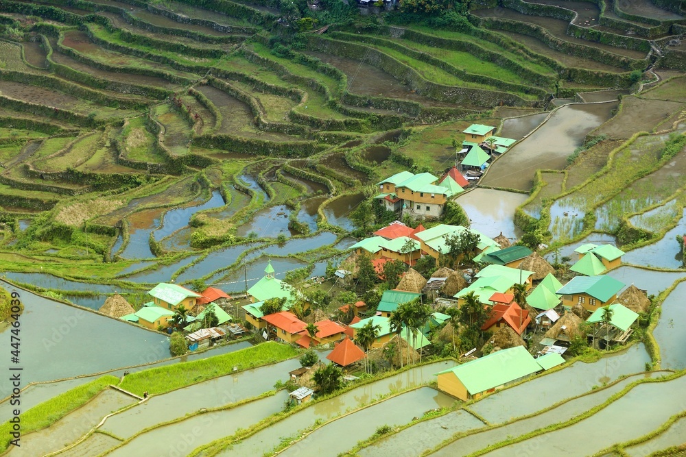 Batad rice terraces - Philippines landscape Stock Photo | Adobe Stock