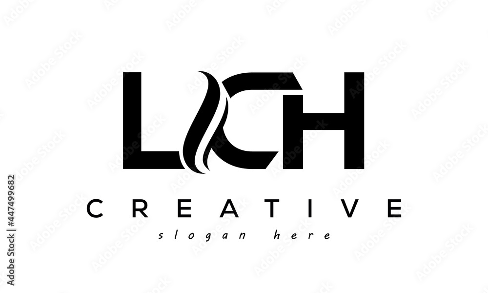 Letter LCH creative logo design vector Stock Vector | Adobe Stock