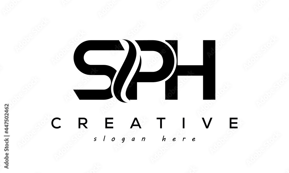 Letter SPH creative logo design vector Stock Vector | Adobe Stock