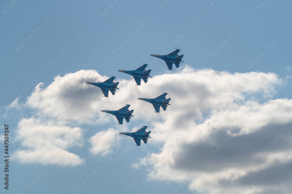 Zhukovsky, Russia-July 23, 2021: MAKS-2021 International Air Show, an ...