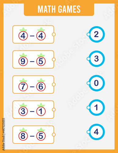 Count and match, count the number of vegetables, fruits, objects and ...
