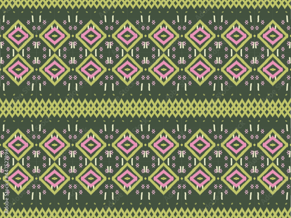 Pink Ikat Background