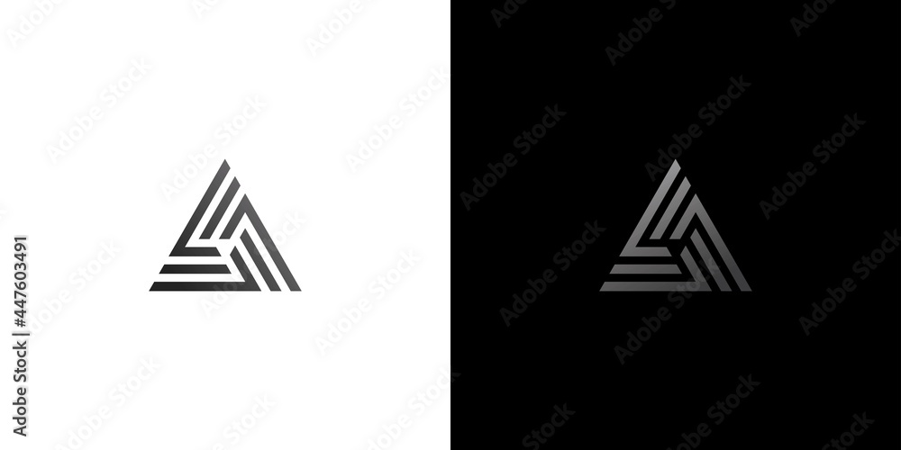 Modern and professional letter A initials logo design Stock Vector ...