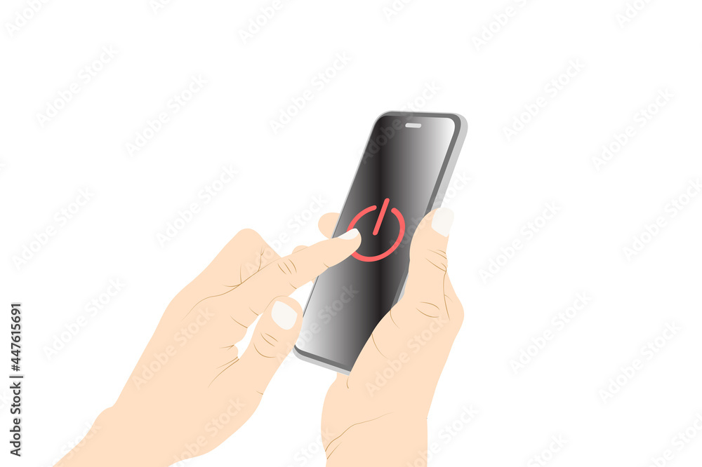 Control, power switch, power off, turn off, button, pushing, smart ...