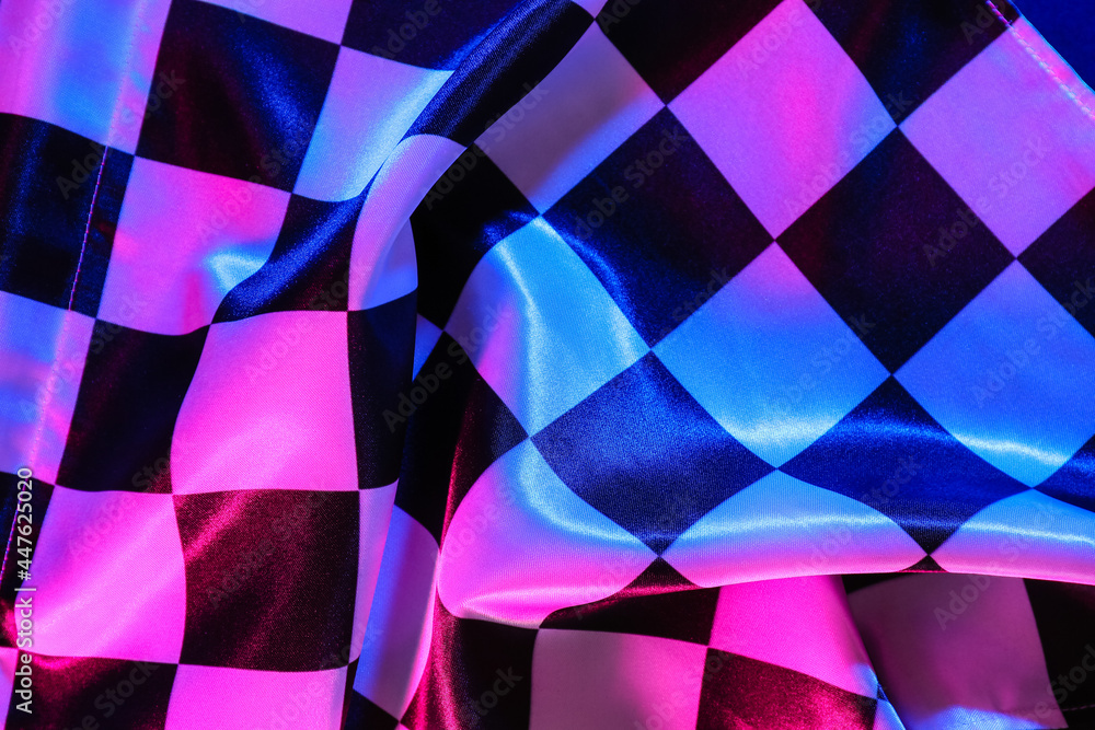 Racing flag as background, closeup Stock Photo | Adobe Stock