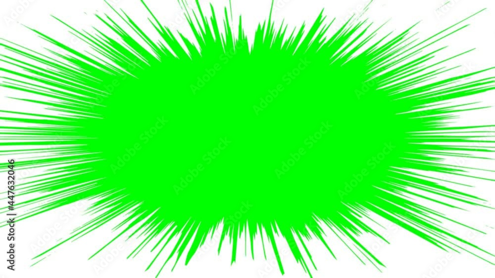 Anime Zoom green screen background design vídeo de Stock | Adobe Stock