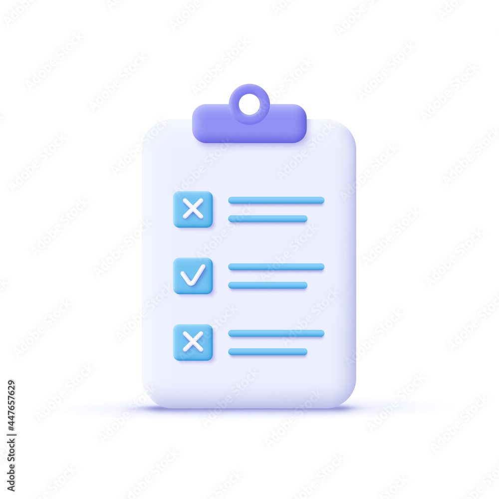 Assignment icon. Clipboard, checklist, document symbol. Business ...