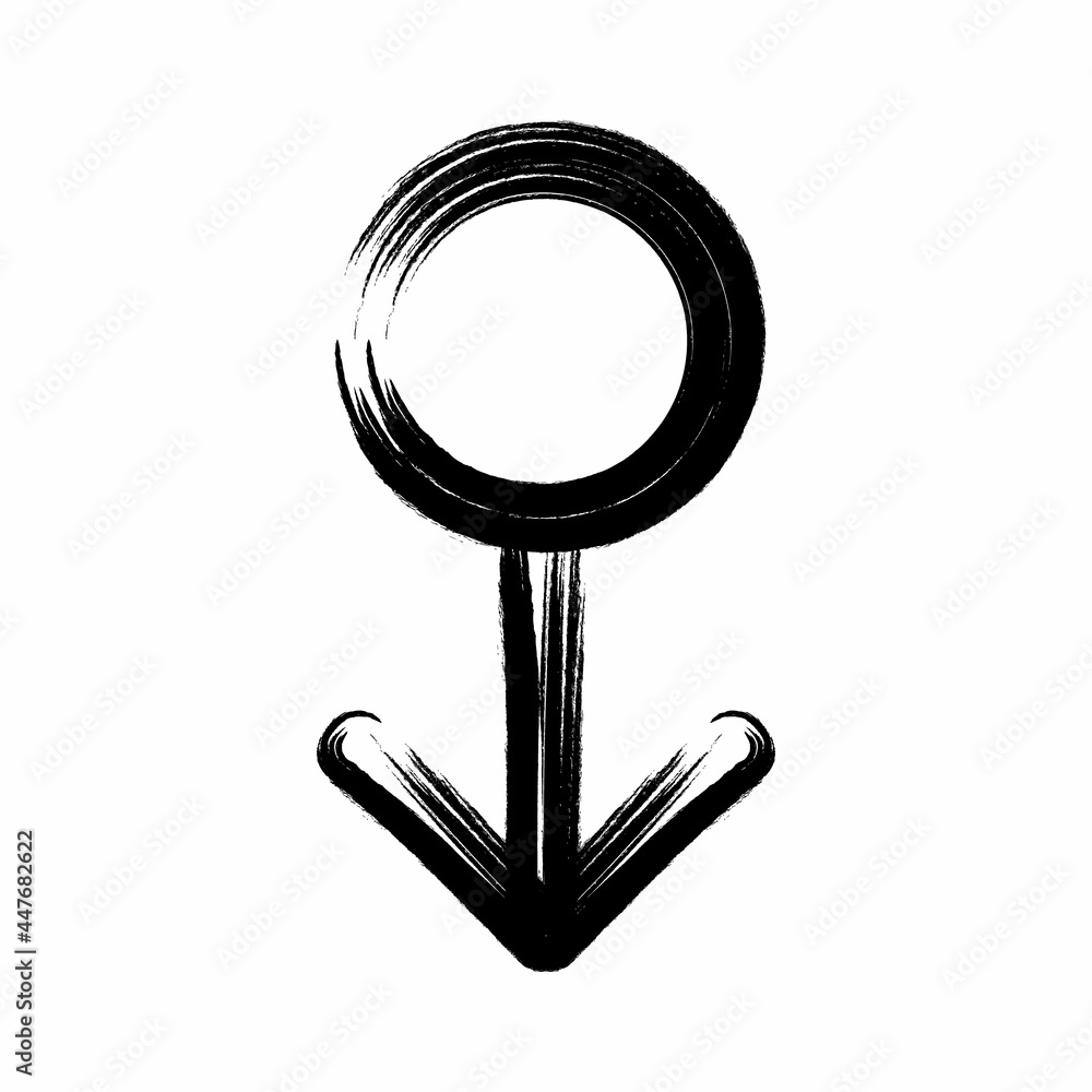 Symbol of a man. Male gender symbol Stock Vector | Adobe Stock