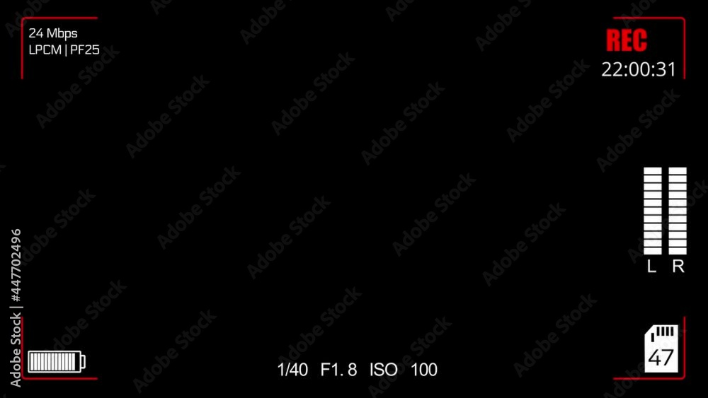 Frame HUD element Technology HUD Camera viewfinder Loop Animation ...