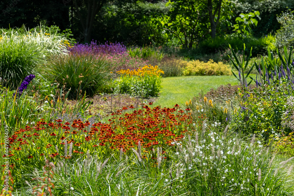 Mature garden influenced by the philosophy of naturalistic planting ...